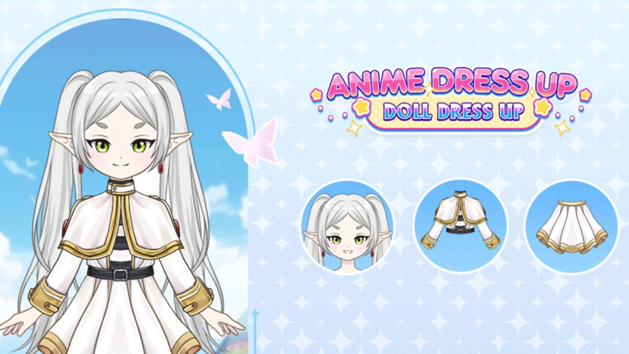 Anime Dress Up: Doll Dress Up 🕹️ Speel Gratis op Play123
