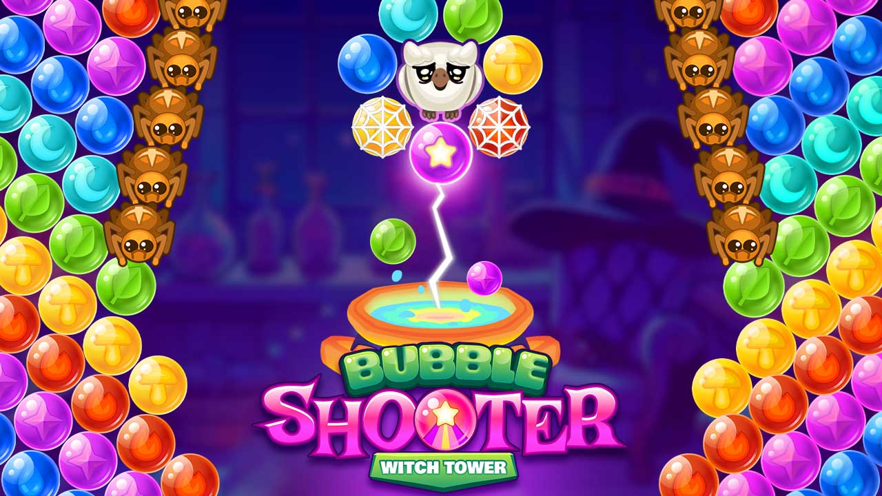 Bubble Shooter Witch Tower 🕹️ Speel Gratis op Play123