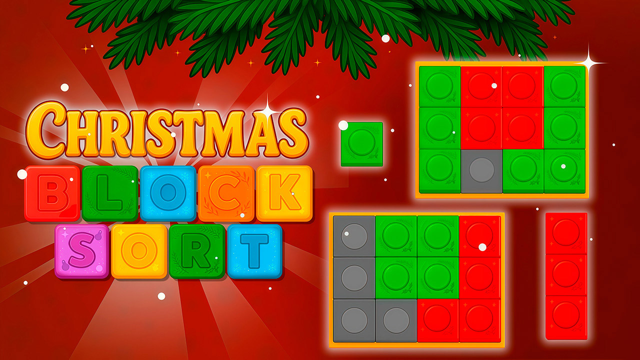 Christmas Block Sort 🕹️ Speel Gratis op Play123