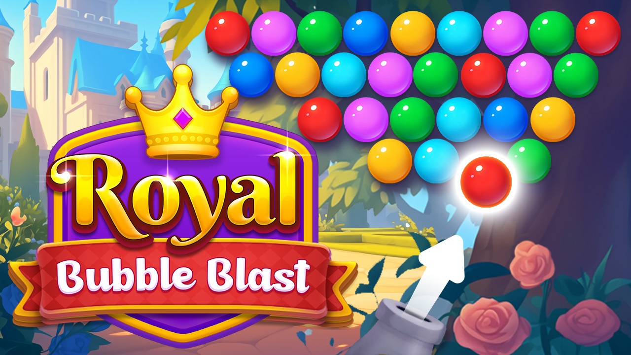 Royal Bubble Blast 🕹️ Speel Gratis op Play123