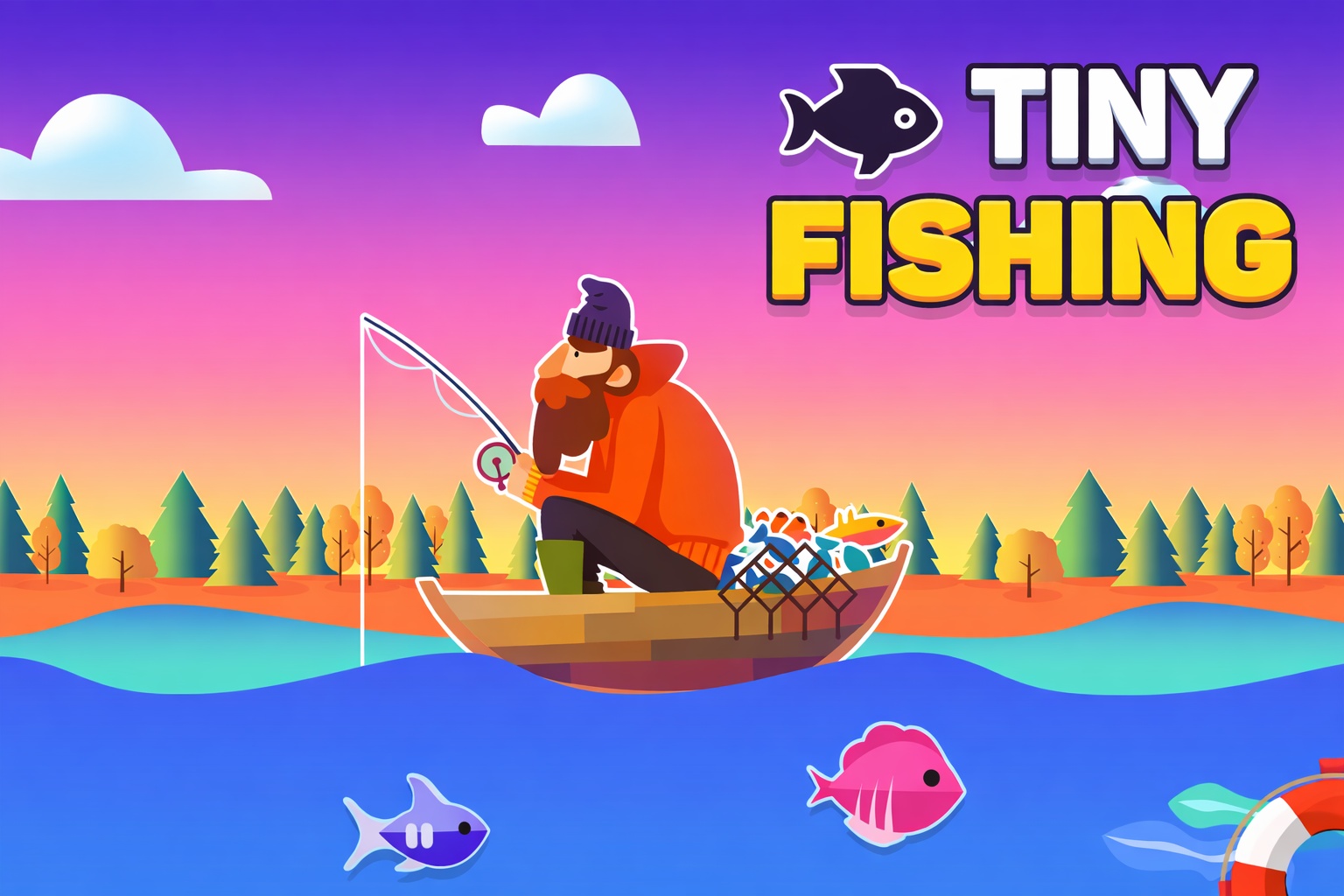 Tiny Fishing 🕹️ Speel Gratis op Play123